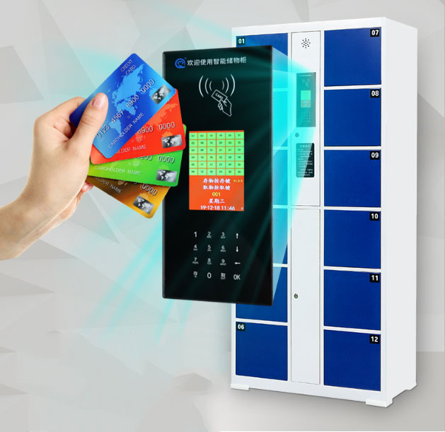 Intelligent Parcel Smart package Storage Locker Barcode Steel Smart ...