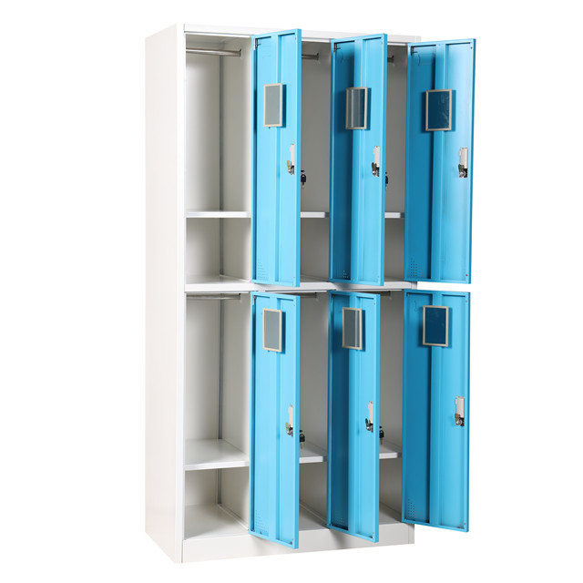 Metal Storage Locker Clothes Locker Daily Needs Steel Cupboard Cabinet ...